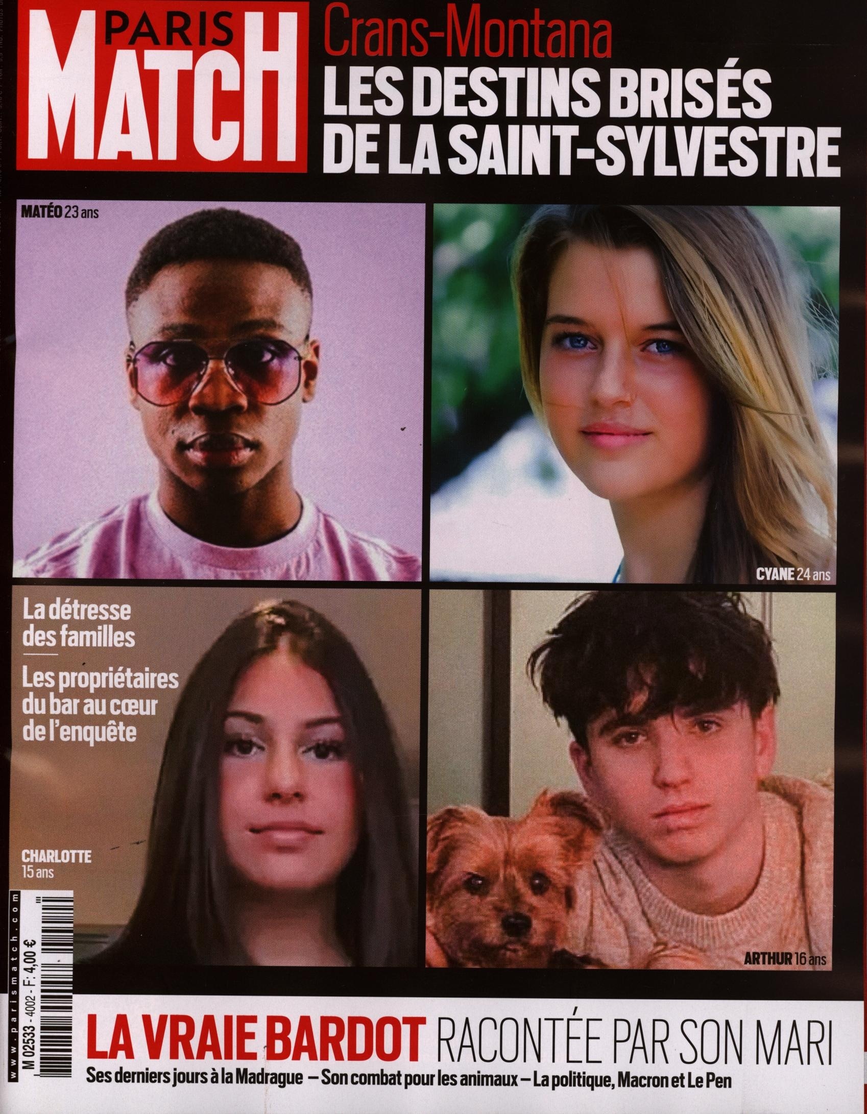 PARIS MATCH 4002/2026 | single copy | WJF26002 | Buy this magazine