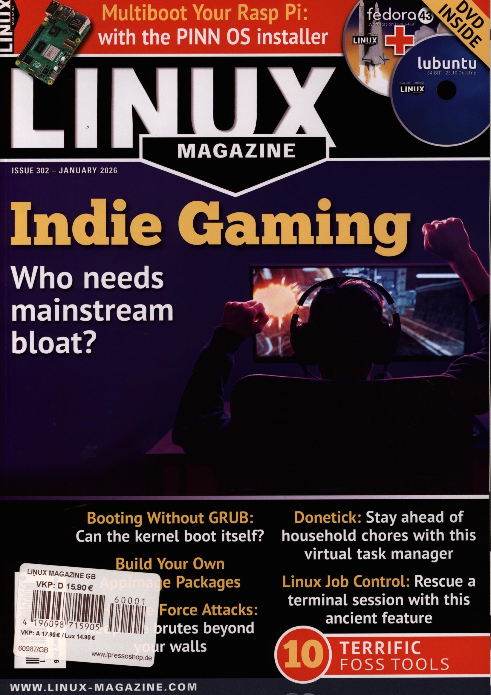 LINUX MAGAZINE 1/2026 | single copy | V02_26001 | Buy this magazine